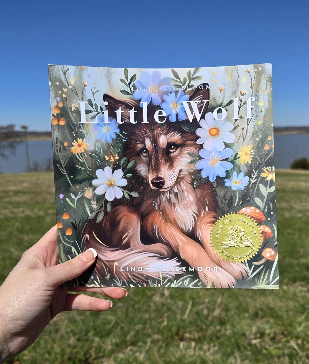 Little Wolf | Wildlife in Bloom Series Picture Book Children Magical ...