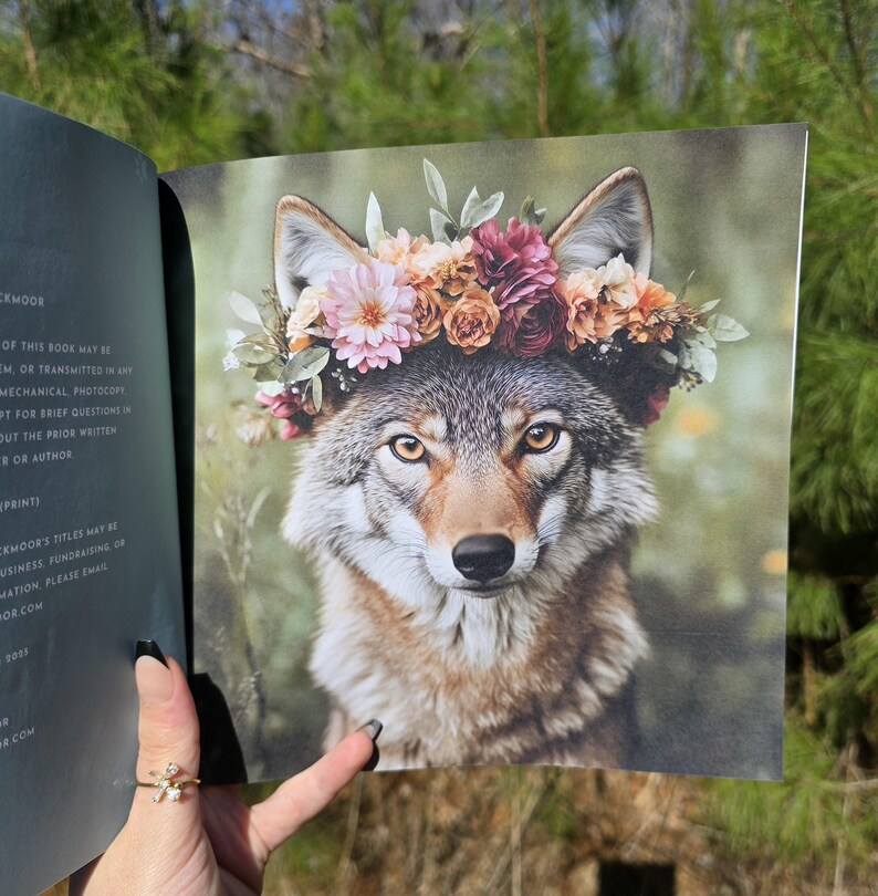 Little Coyote | Wildlife in Bloom Series Picture Book Children Magical ...