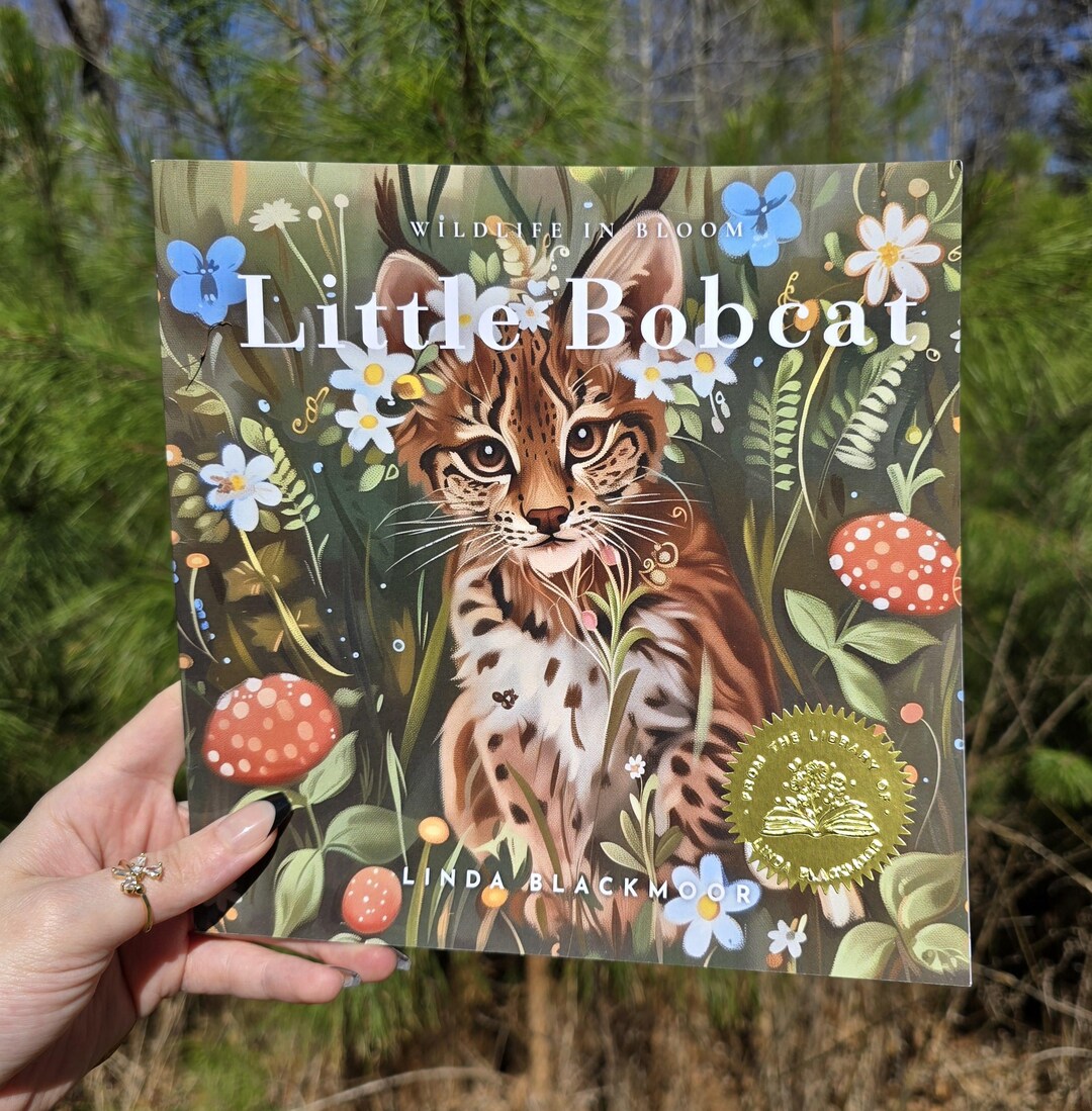 Little Bobcat | Wildlife in Bloom Series Picture Book Children Magical ...
