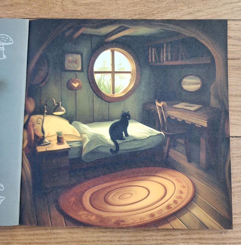 The Little Green Witch Children's Picture Book Witchy Magical Mushroom ...