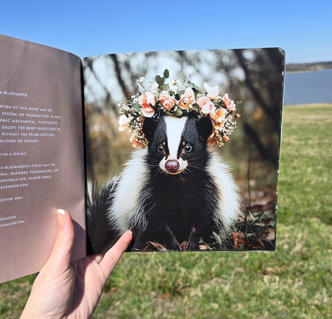 Little Skunk | Wildlife in Bloom Series Picture Book Children Magical ...