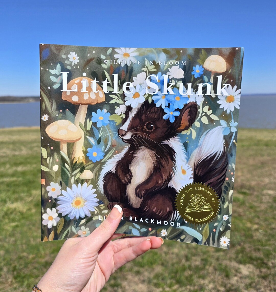 Little Skunk | Wildlife in Bloom Series Picture Book Children Magical ...