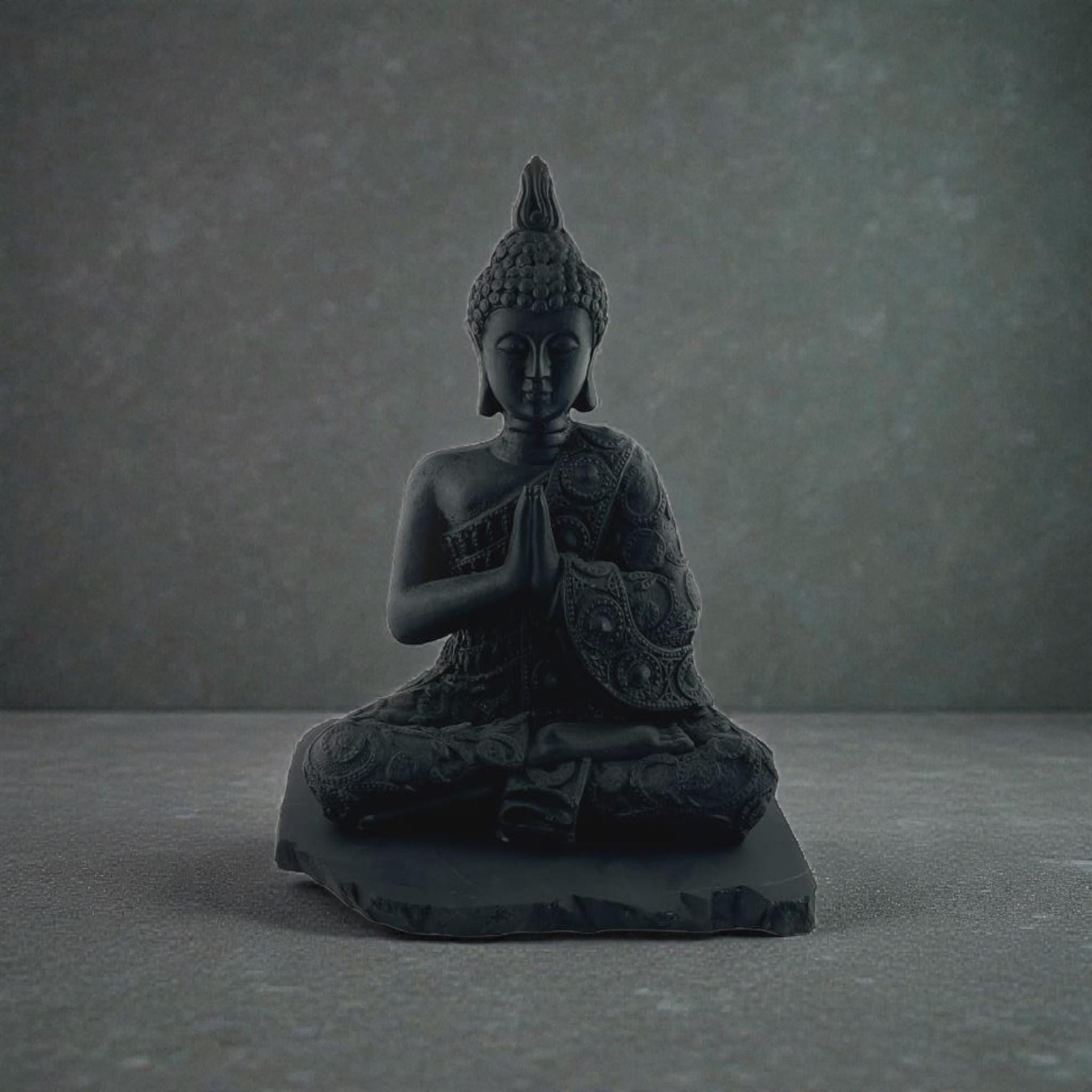 Shungite Figurine Buddha Statue - Etsy