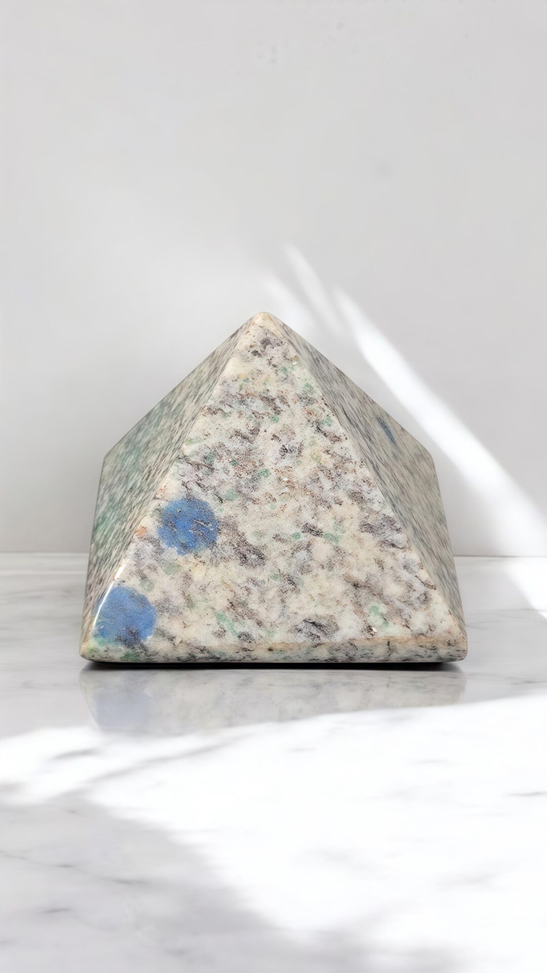K2 Jasper Pyramid: Polished Granite Crystal for Meditation & Energy - Etsy