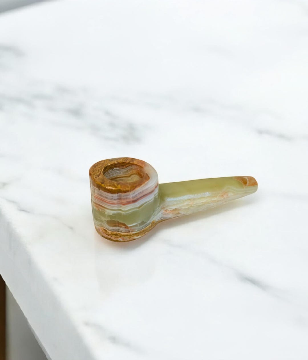 Handcrafted Onyx Smoking Pipe – Natural Stone, 4 Inch - Etsy