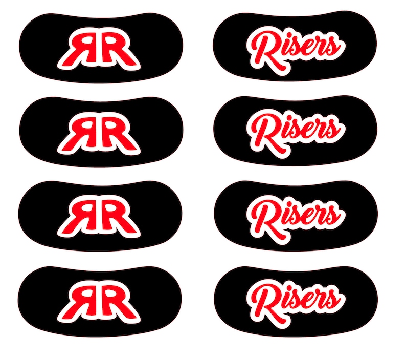 Custom Eye Black Stickers: Team Logo, Sports Face Stickers - Etsy