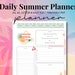Summer Daily Planner, Seasonal Planner, Digital Planner, Printable ...