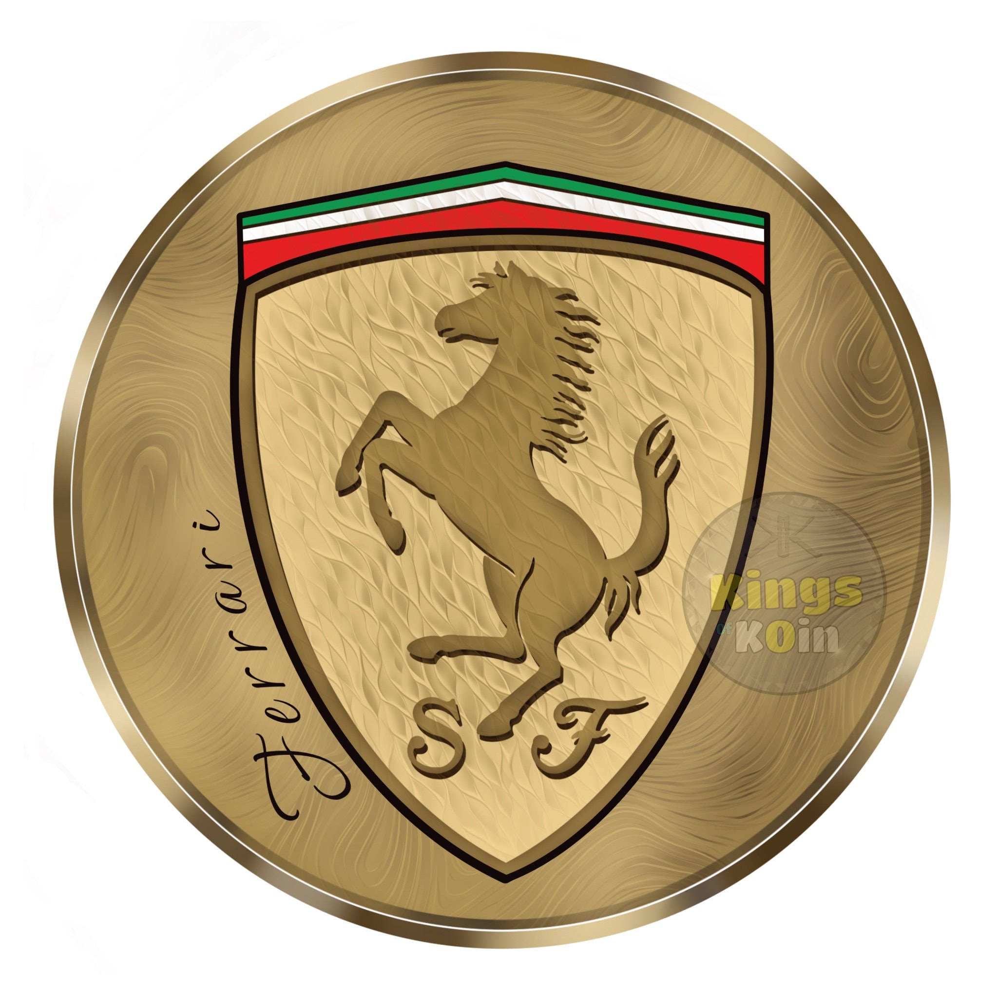 Ferrari Gold Logo