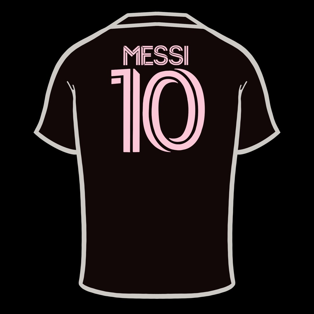 Lionel MESSI Inter Miami Number 10 Jersey Unofficial. - Etsy