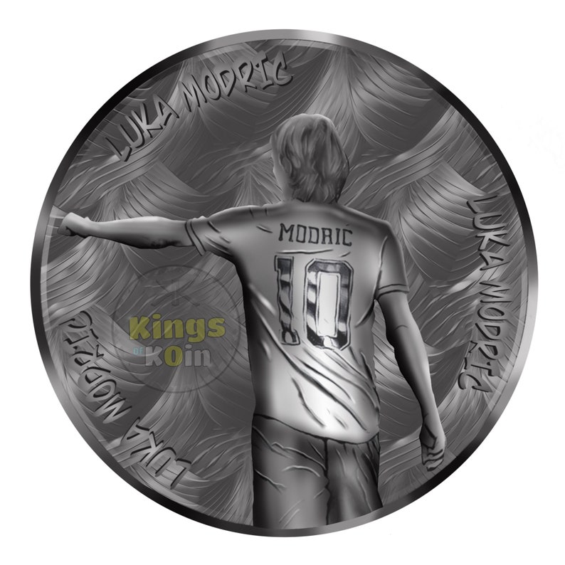 Luka Modric. Silver Special Edition Digital Koin. - Etsy