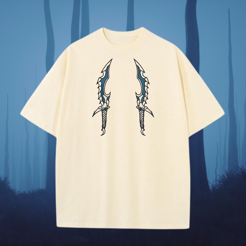 Solo Leveling Embroidery Design: Sung Jinwoo Daggers (digital Download ...