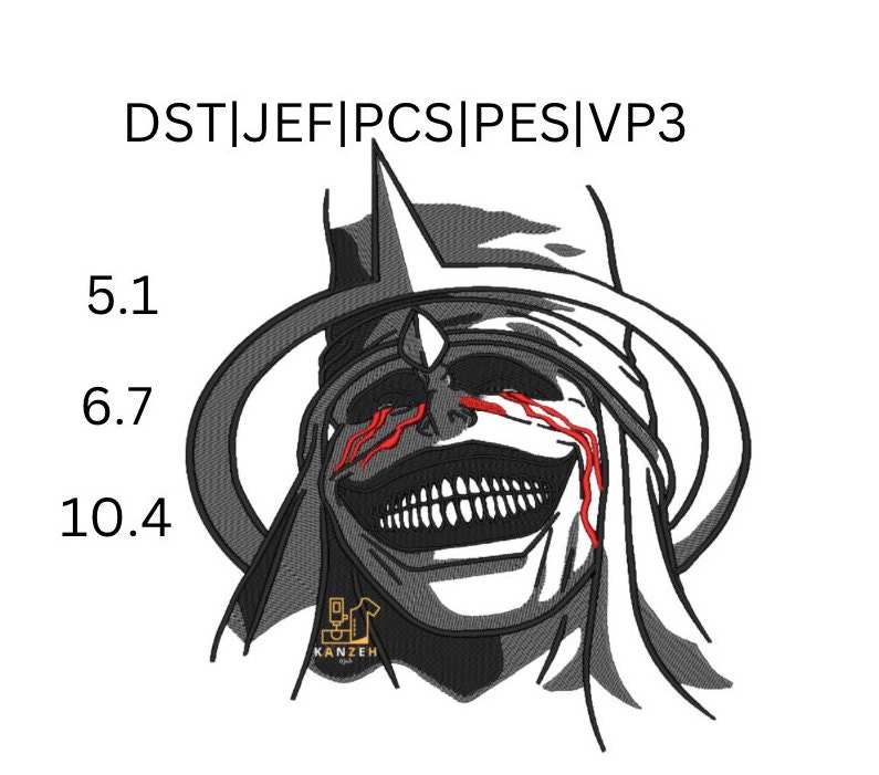 Solo Leveling Embroidery Design, Anime Designs, Horror Embroidery ...