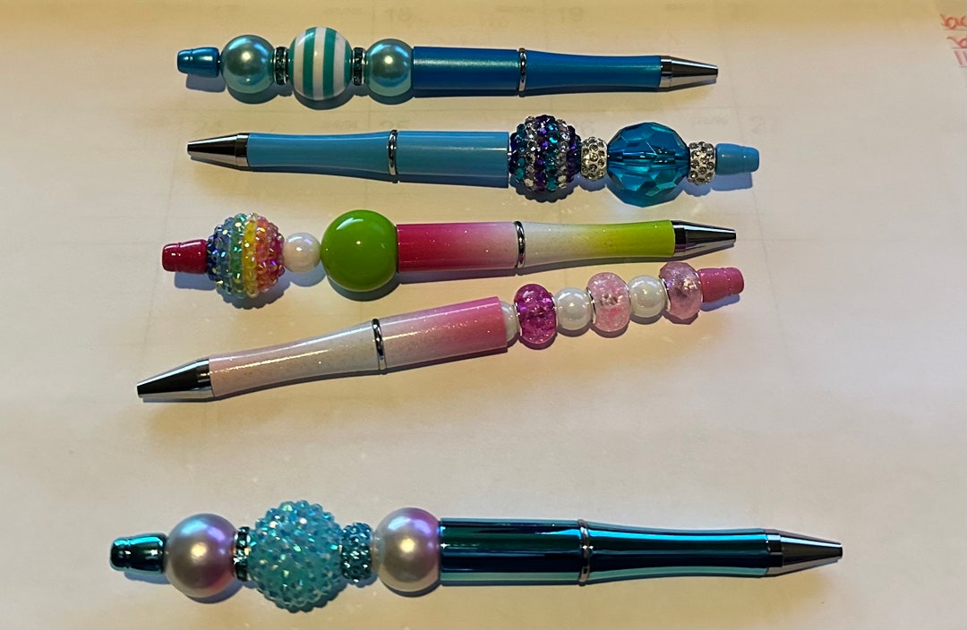 Bling Bead Pens - Etsy