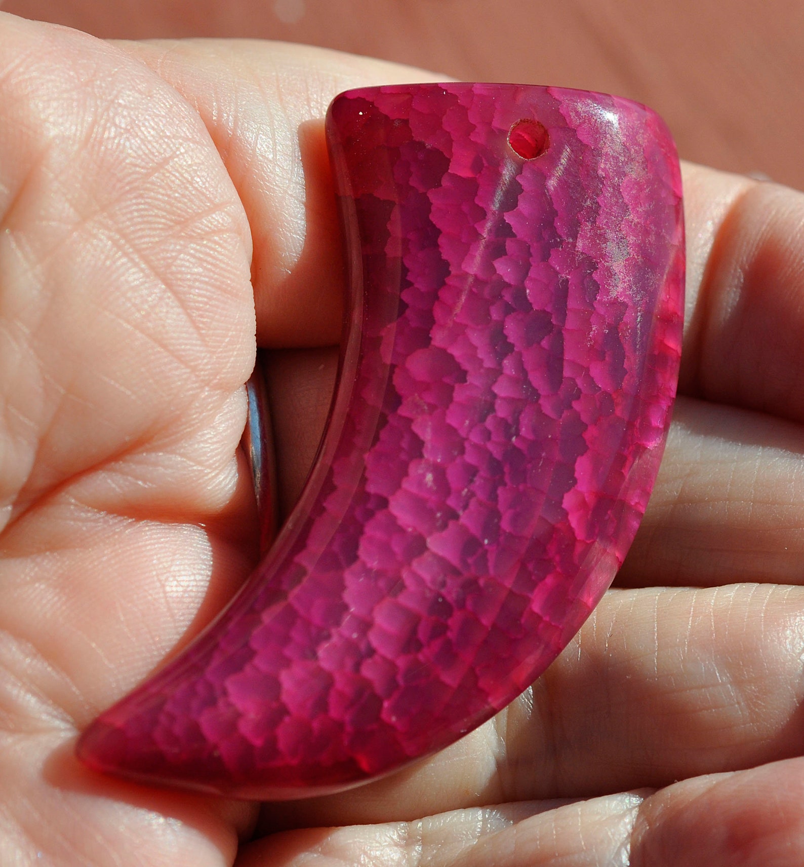 Big Claw Shaped Dragon Vein Pendant - Etsy