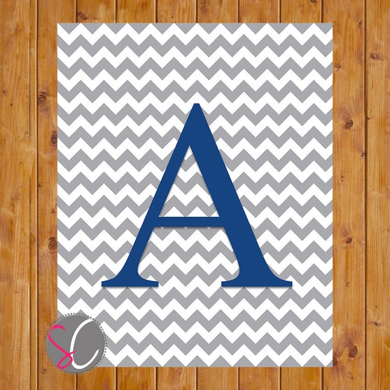 Chevron Printable Letters