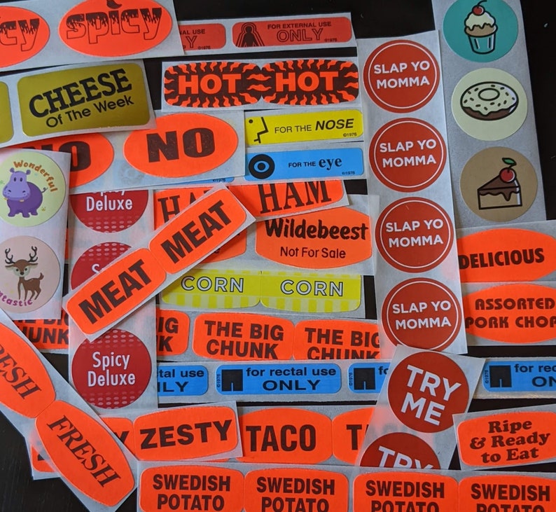 200 Stickers the Seriously Very Stupid Ones - Etsy