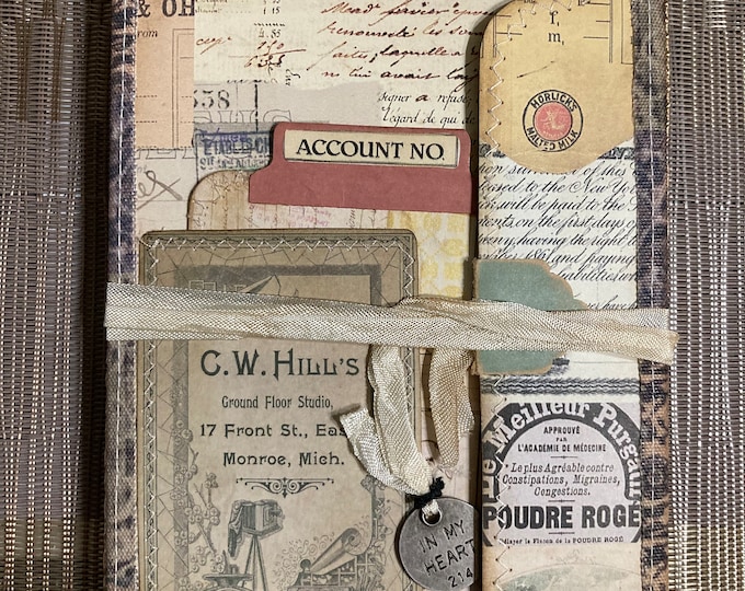 Altered Envelope Journals - Handmade Journal by Kat Urato, Junk Journal ...