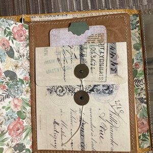 Altered Envelope Journals Handmade Journal by Kat Urato, Junk Journal ...
