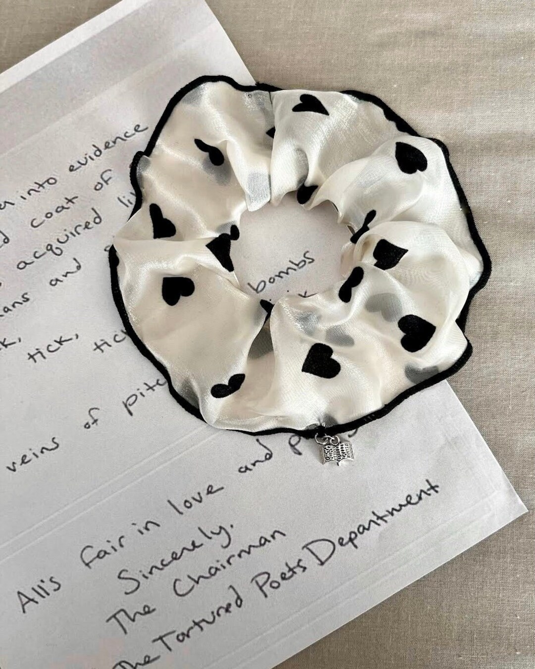 TTPD the Tortured Poets Department Taylor Swift TTPD Scrunchie Taylor ...