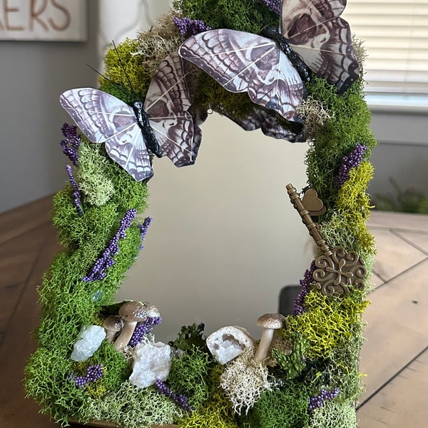 Moss Mirror - Etsy