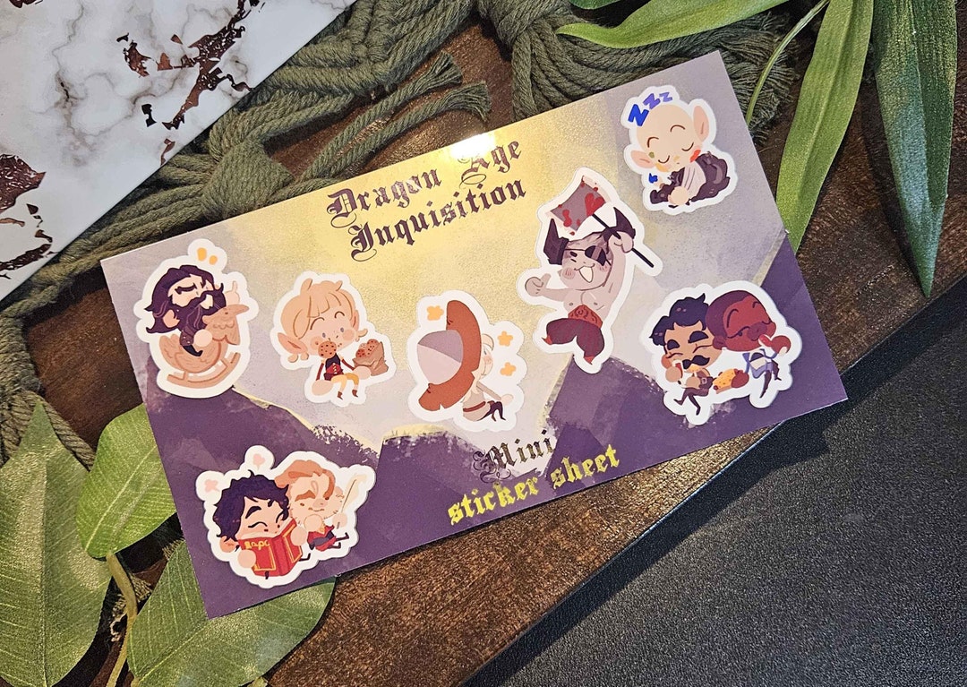 Dragon Age MINIS Sticker Sheets | DA:O | DAA| DA2| Dai - Etsy