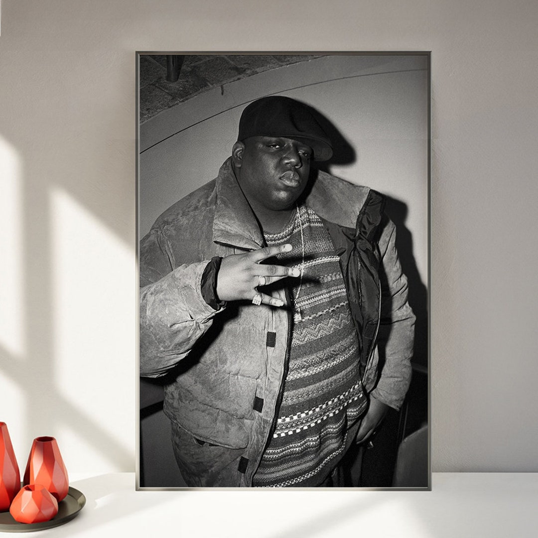 The Notorious B.i.g. Biggie Smalls Hip Hop Singer Rapper Poster, Wall ...