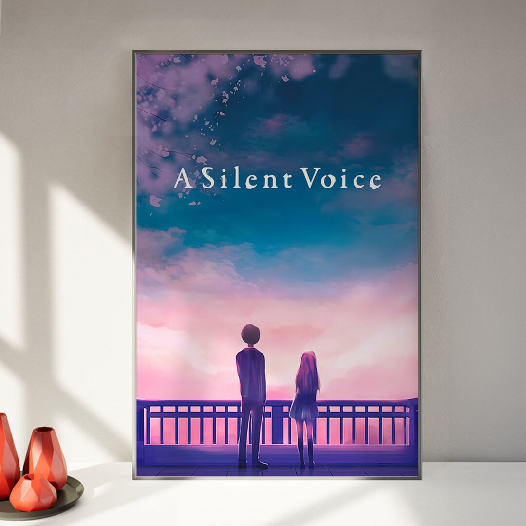 A Silent Voice the Movie Poster, Wall Art Canvas Print, Art Poster for ...