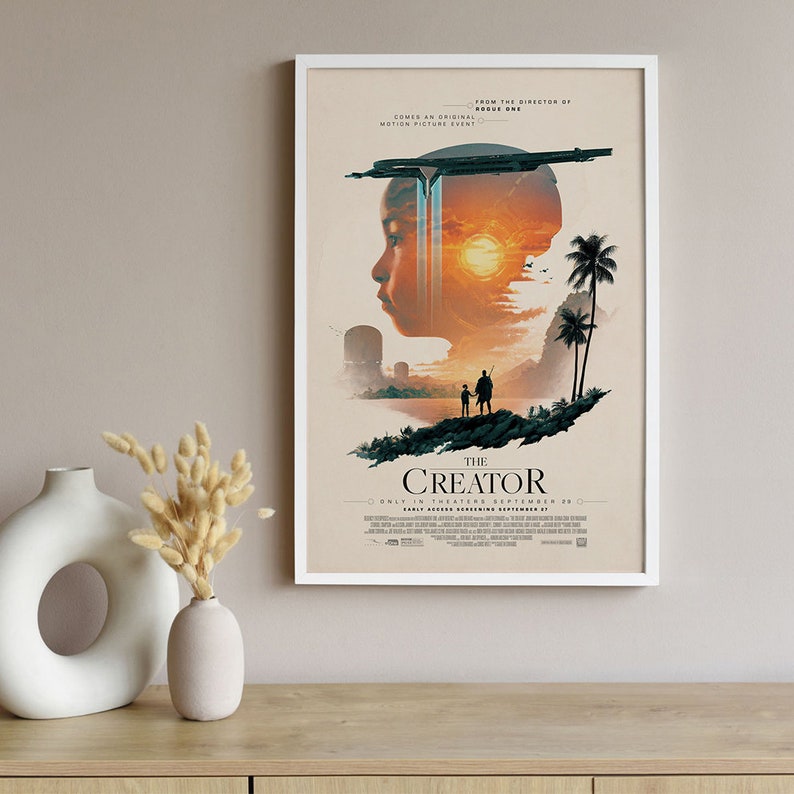 The Creator Movie Poster John David Washington Film, Wall Art Canvas ...