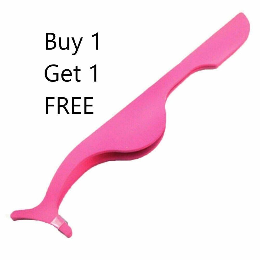 False Eyelashes Clip Eye Lash Tweezers Applicator Eye Lash Aid Forceps ...