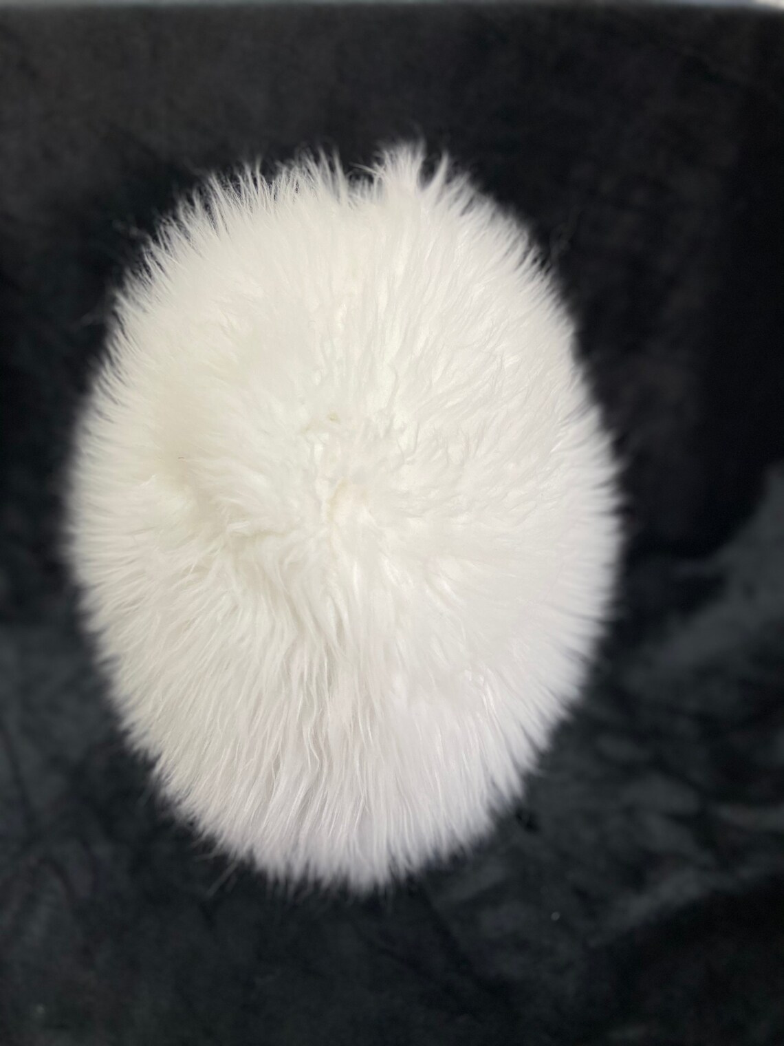 Sphere Shag Faux Fur Ball Pillow Home Decor - Etsy