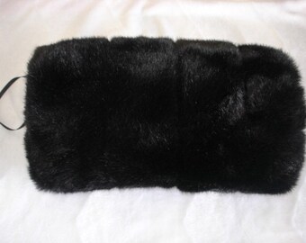 Hand Muff, Faux Fur Weddings Muff, White Mink Faux Fur Hand Muff ...