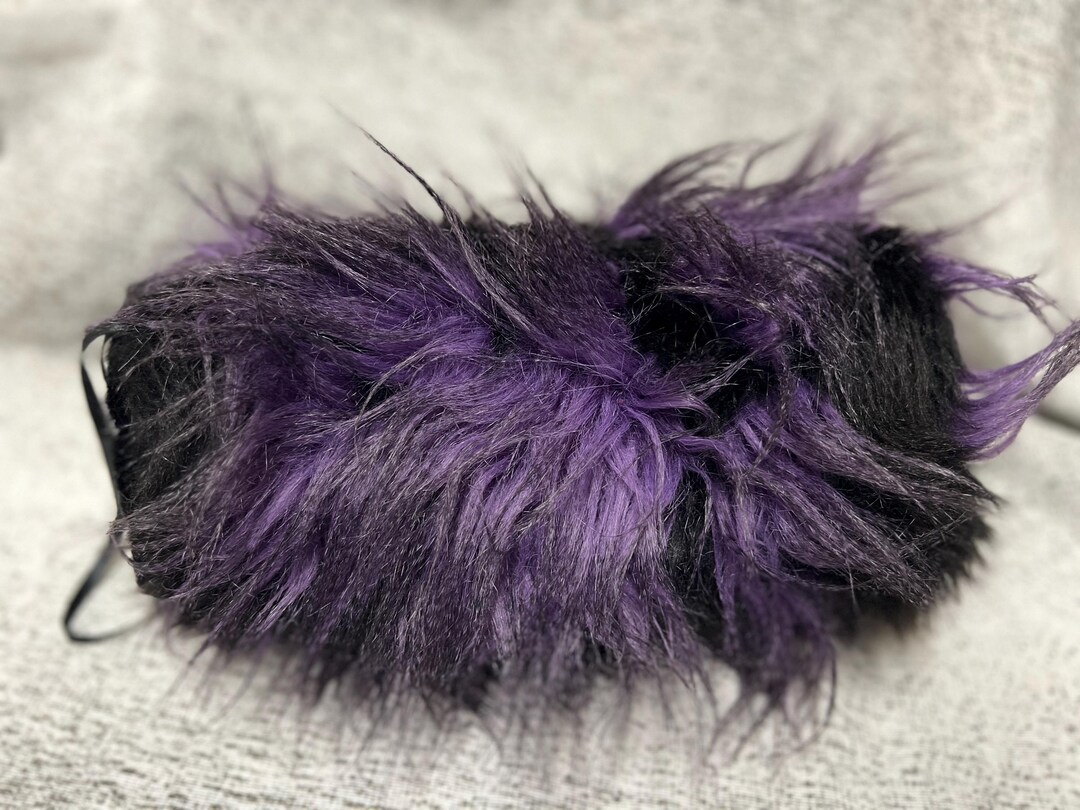 Faux Fur Purple Hand Muff Adult Only One at This Price - Etsy
