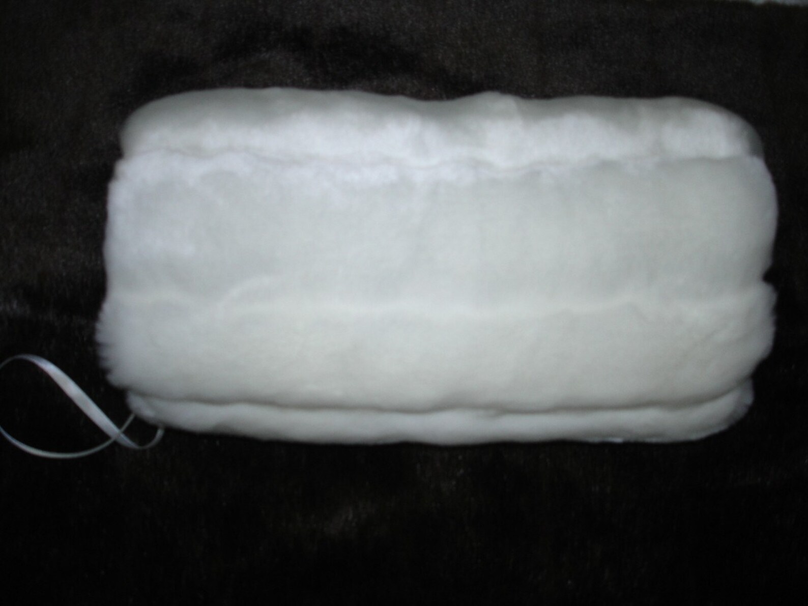 Faux Fur Muff White Mink Hand Warmer Faux Fur Lined - Etsy
