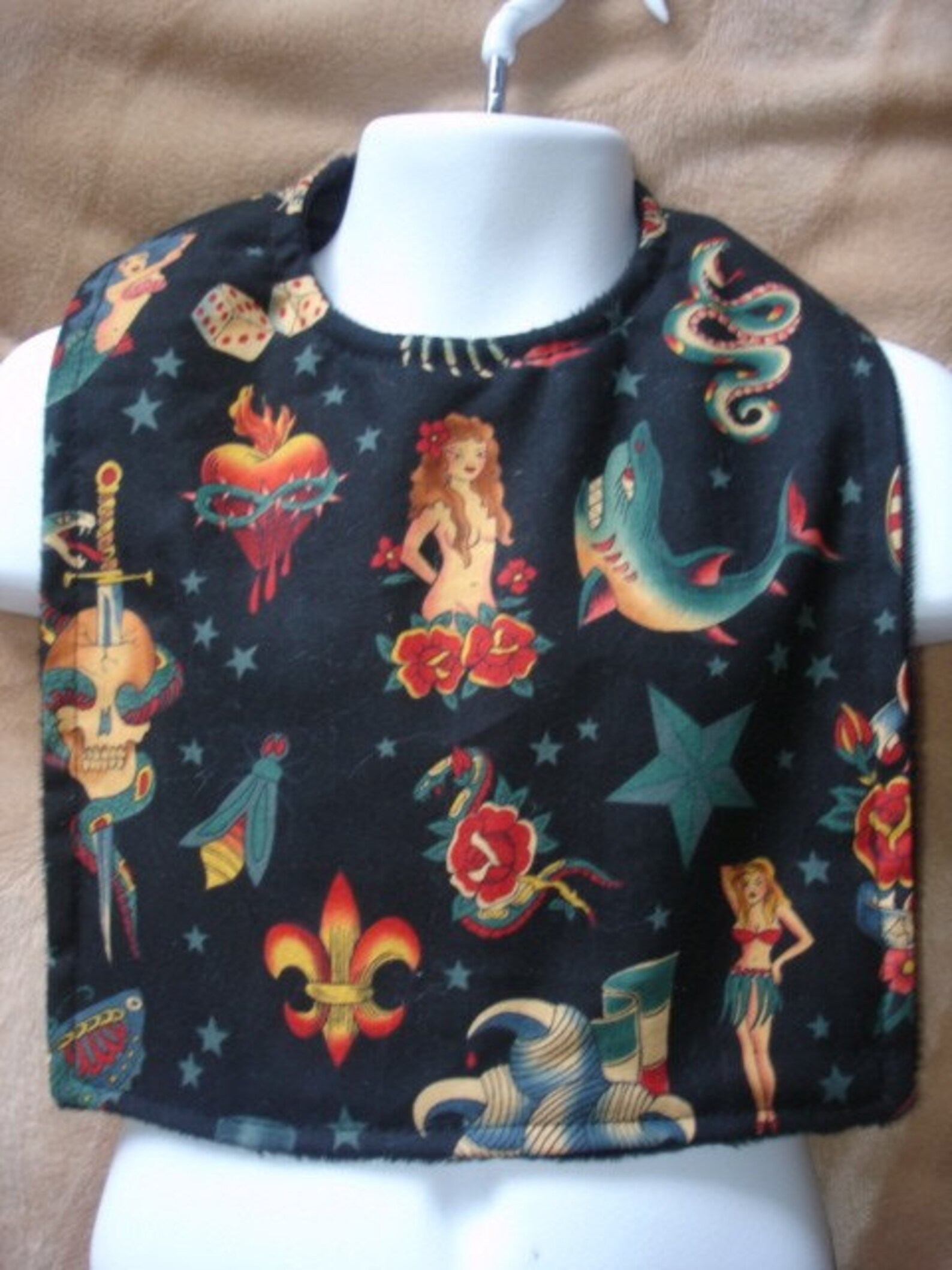 Sailor Jerry Tattoo Baby Bib - Etsy