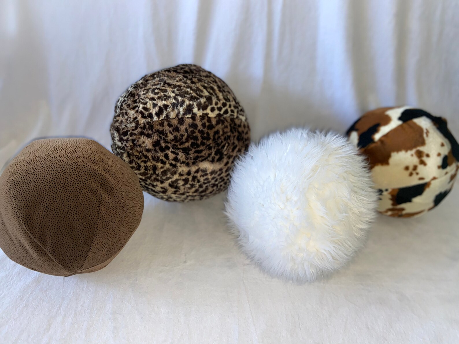 Sherpa Fleece Round Ball Sphere Pillow - Etsy