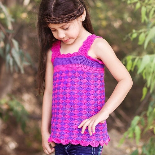 Girls Crochet Top Pattern Toddler Crochet Top Pattern Kids | Etsy