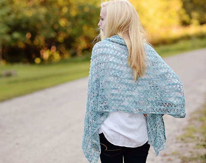 Garden Trellis Shawl Crochet Pattern - Etsy