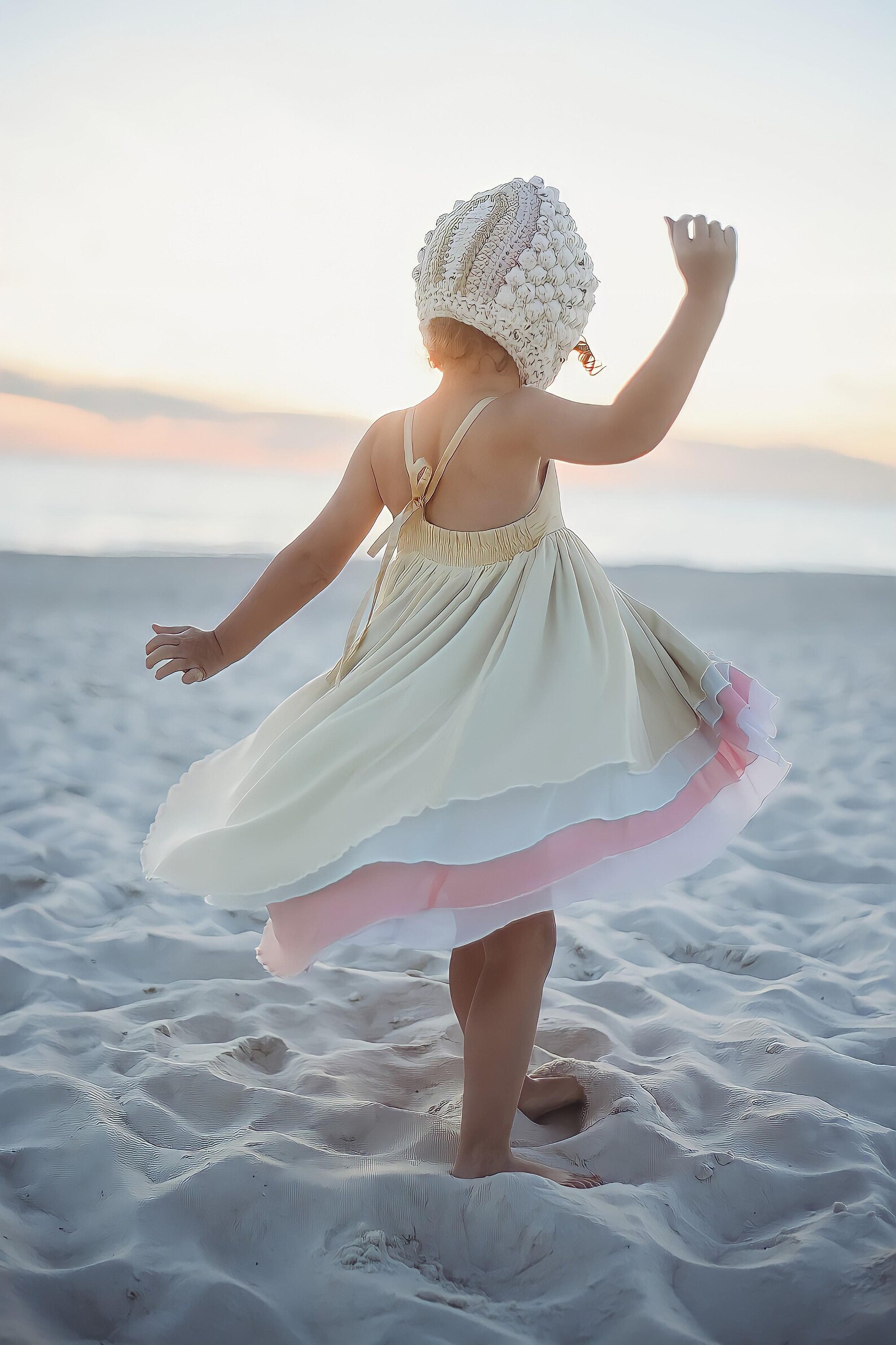 Rainbow Bobble Bonnet Crochet Pattern | Etsy