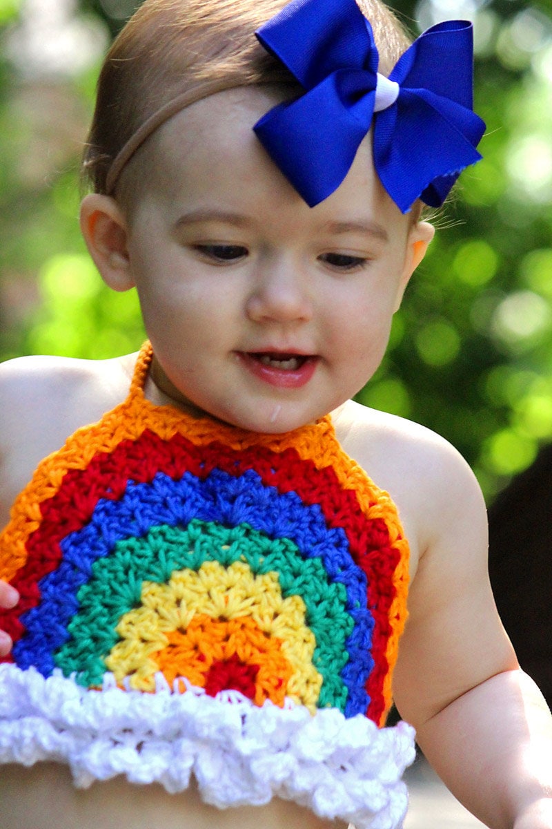 Girls Crochet Halter Pattern Girls Halter Top Crochet - Etsy Canada