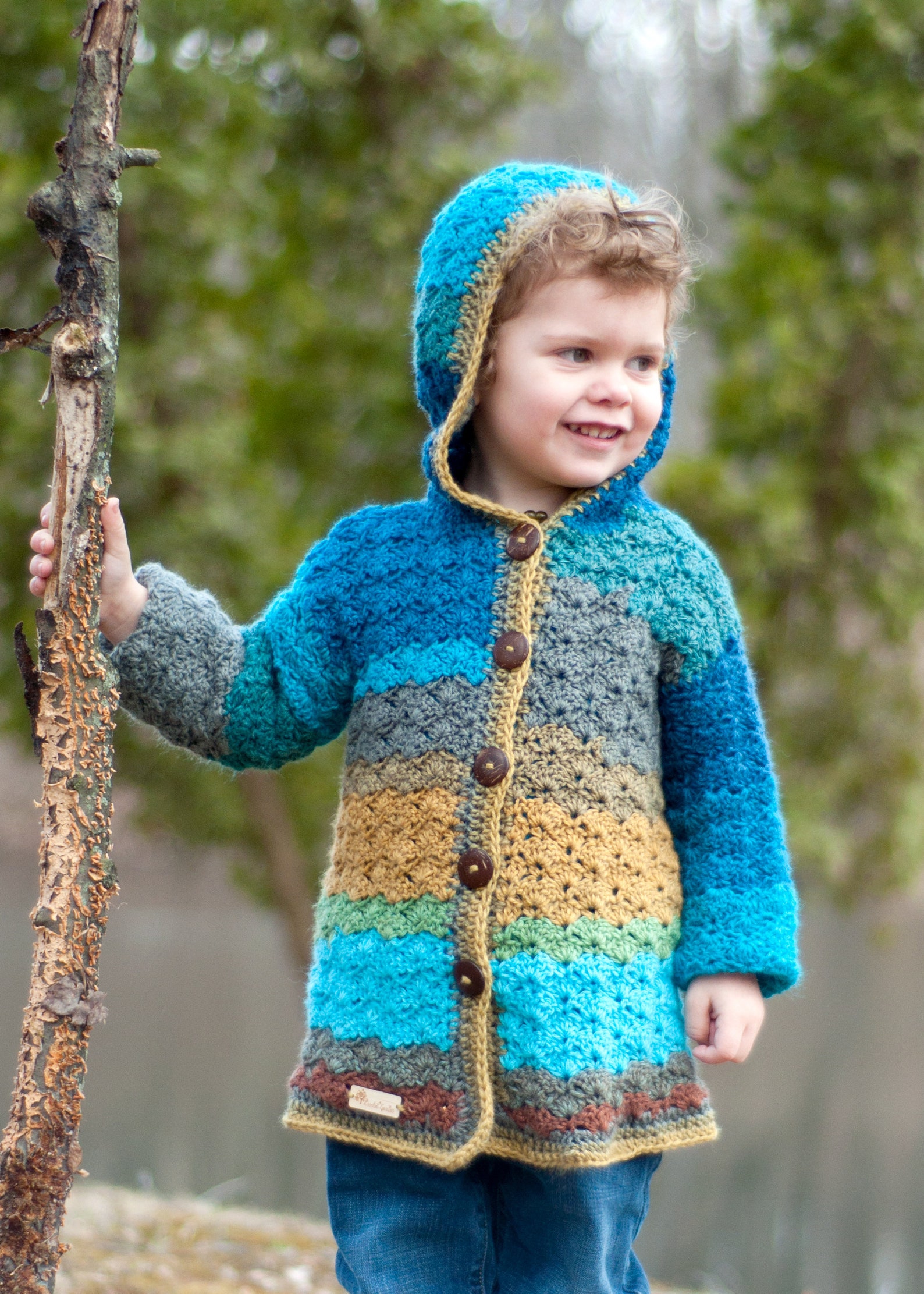 Crochet Jacket Pattern Kids Crochet Cardigan Pattern | Etsy Australia