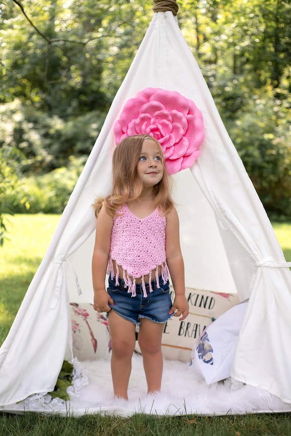 Meadow Halter Crochet Pattern for Kids Size 12 Mos to Kids - Etsy