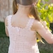 Angel Crochet Lace Top Pattern - Girls Crochet Tank Top Pattern - Kids ...