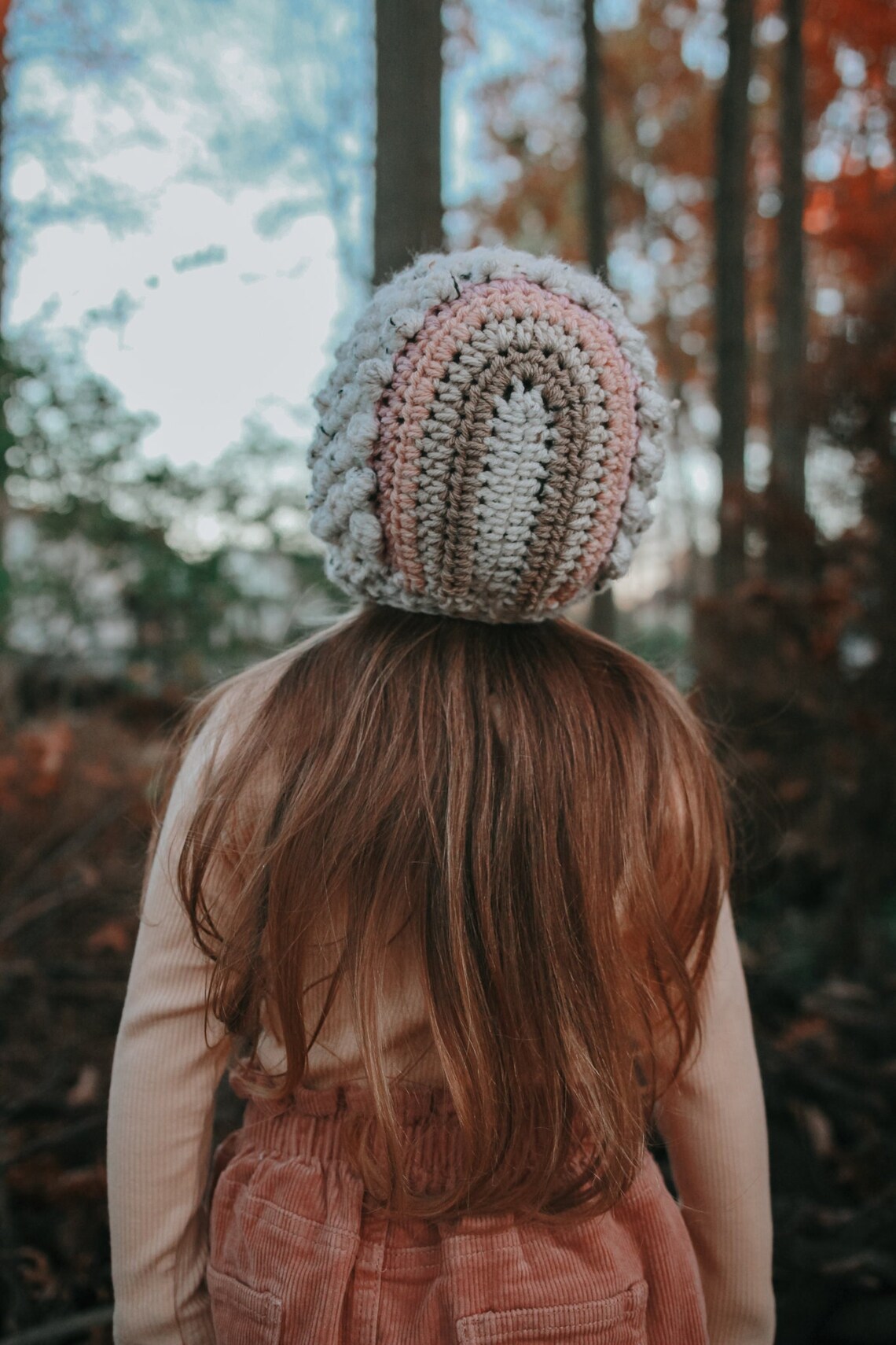 Rainbow Bobble Bonnet Crochet Pattern - Etsy