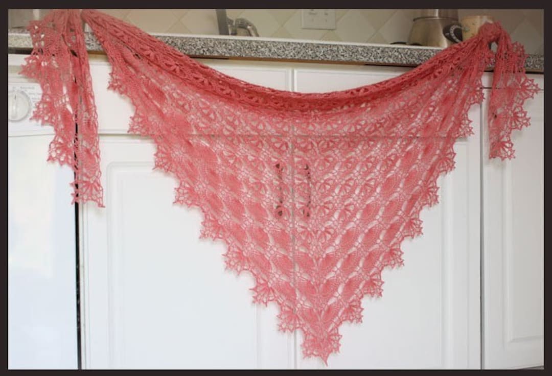 Maia Shawl - Crochet Pattern, Lace Weight - Etsy