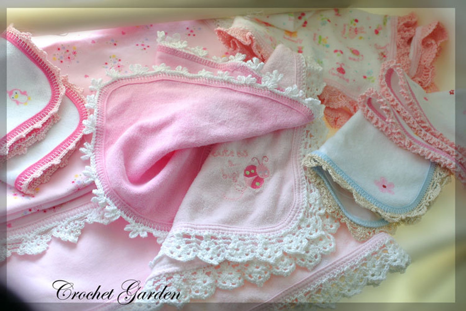 Baby Edgings Crochet Pattern - 7 Fun and Beautiful Edgings - Etsy