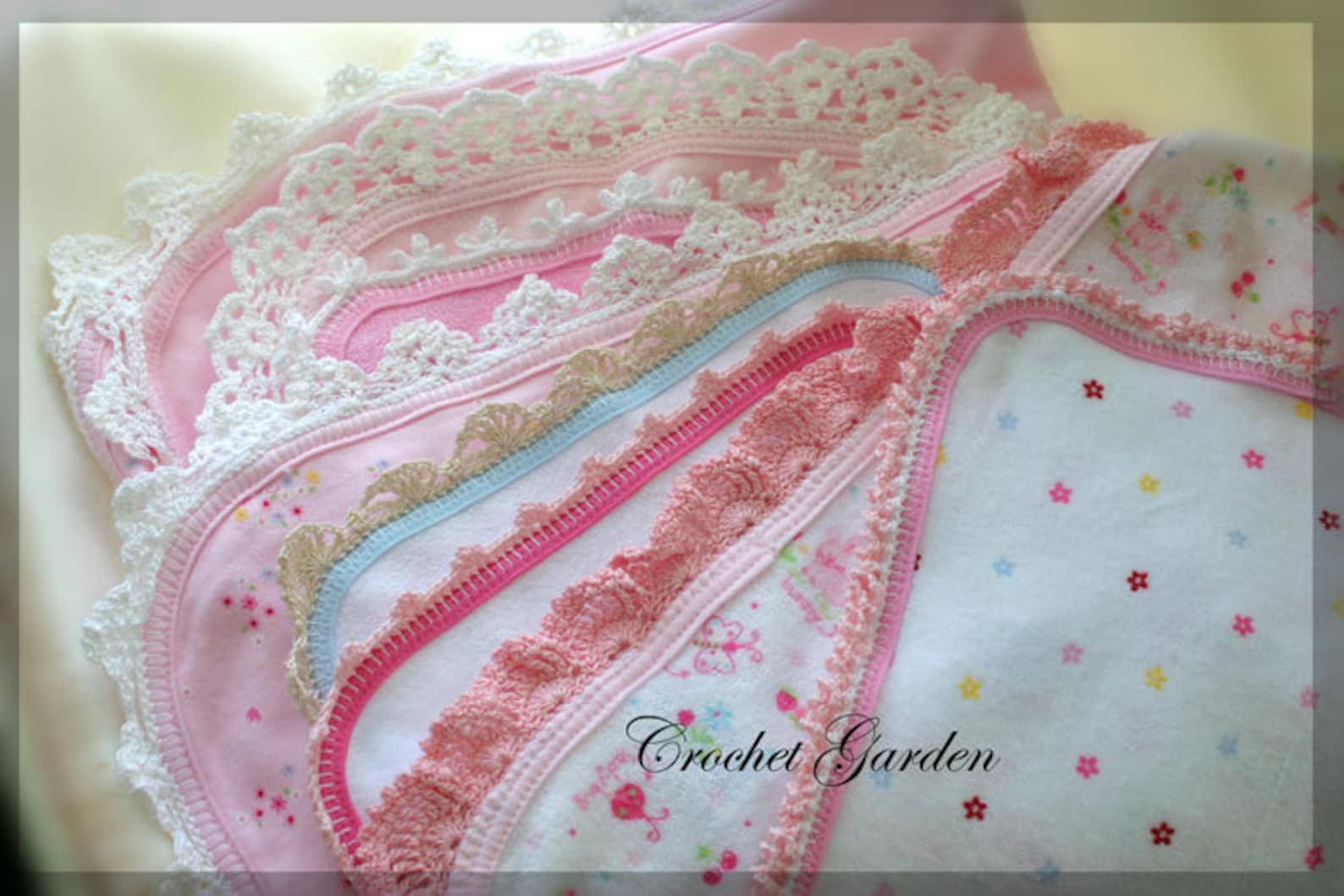 Baby Edgings Crochet Pattern - 7 Fun and Beautiful Edgings - Etsy