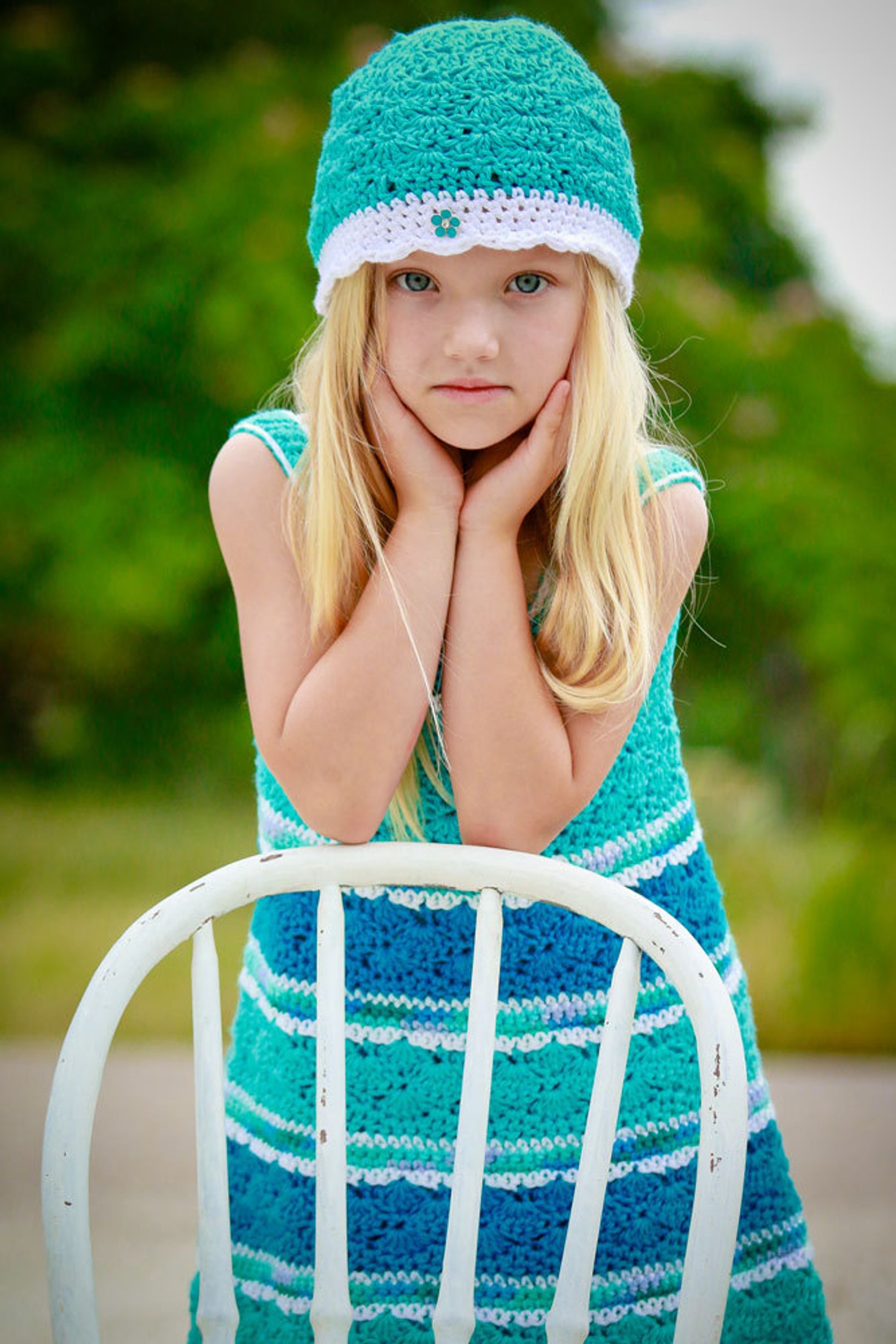 Seaside Girl Sundress Crochet Pattern Sizes 2T Girls Size - Etsy