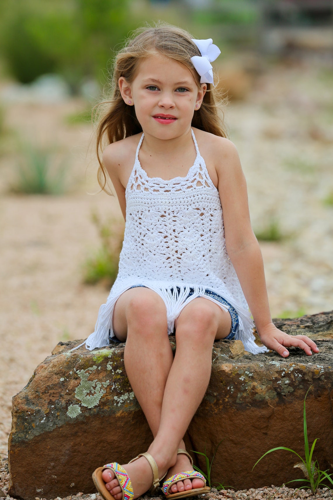 Crochet Halter Top Pattern Size 12 mos Girl Size 10 Lily | Etsy