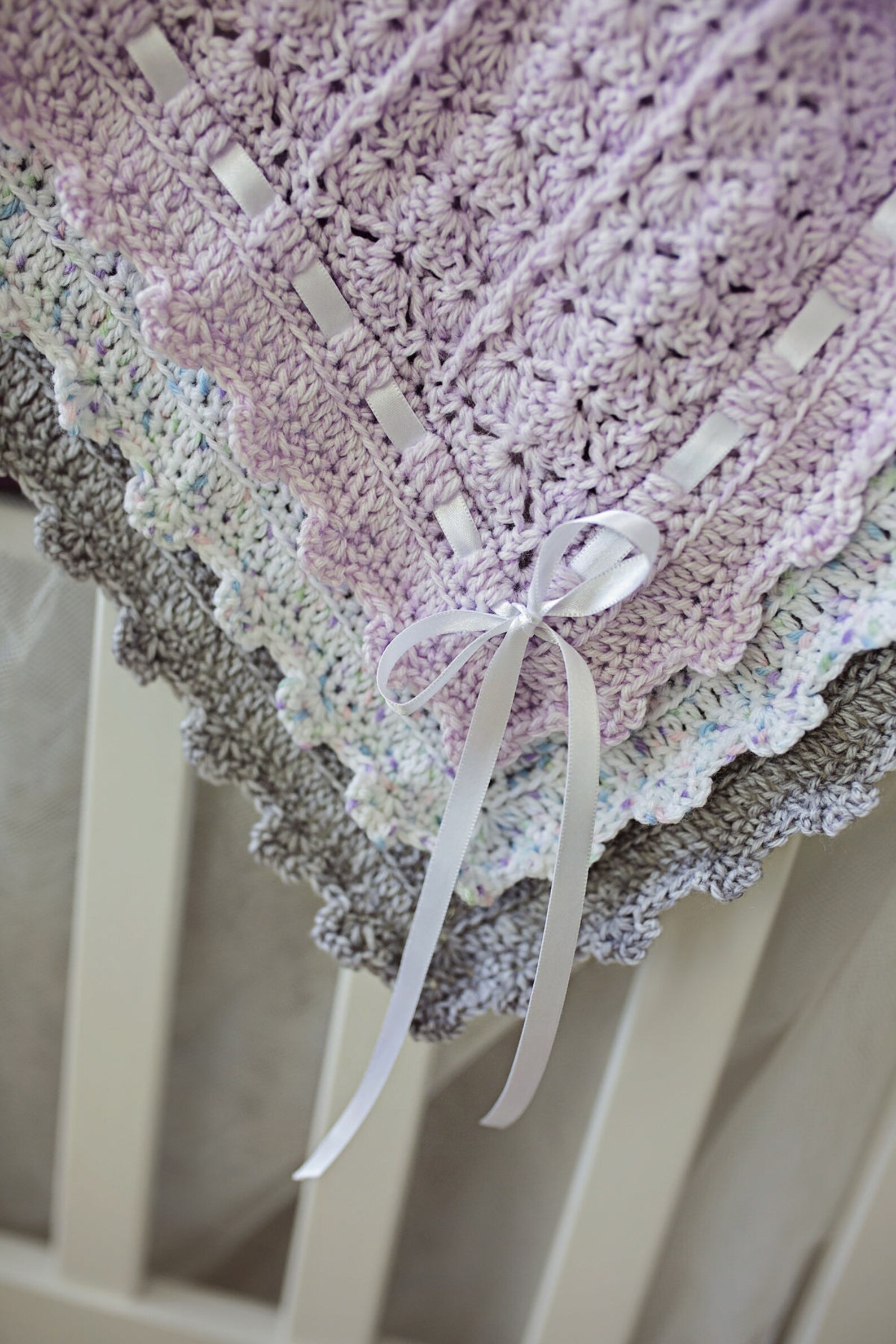Painted Layers Afghan Crochet Pattern Babies, Toddler & Adult Size ...