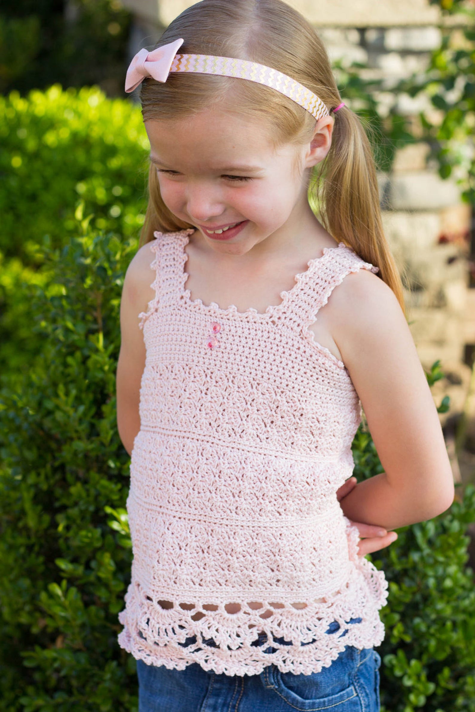 Angel Crochet Lace Top Pattern Girls Crochet Tank Top - Etsy